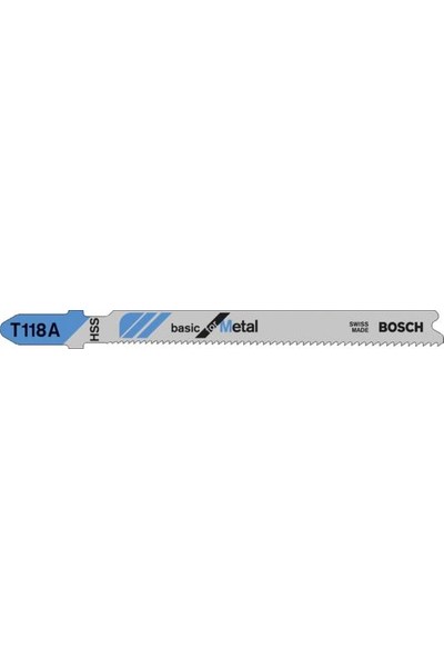 Bosch T118A Dekupaj Testeresi Bıçağı 5li Paket Bosch T118A Dekupaj Testeresi Bıçağı 5li Paket
