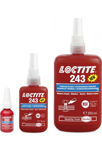 Loctite 243 Orta Mukavemetli Civata Sabitleyici Loctite 243 Orta Mukavemetli Civata Sabitleyici