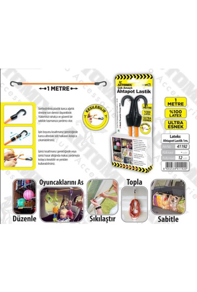 Automix Bagaj Lastiği 100cm