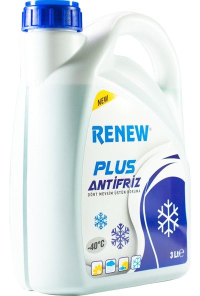Renew Plus Yeşil Antifiriz -40C 3 Litre Renew Plus Yeşil Antifiriz -40C 3 Litre