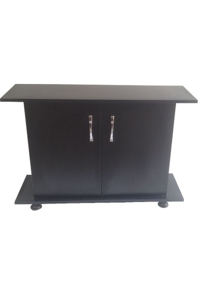 Kanki Pet Akvaryum Sehpa Siyah Düz 80 x 31x 67 Cm