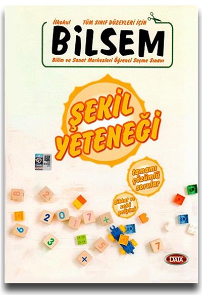 Data Yayınları BİLSEM Şekil Yeteneği Tüm Sınıf Düzeyleri İlkokul İçin Data Yayınları BİLSEM Şekil Yeteneği Tüm Sınıf Düzeyleri İlkokul İçin