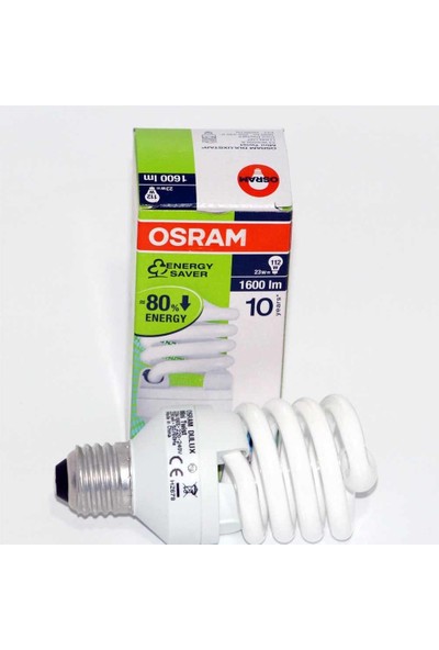Osram 23W Enerji Tasarruflu Beyaz Işık Ampül Osram 23W Enerji Tasarruflu Beyaz Işık Ampül