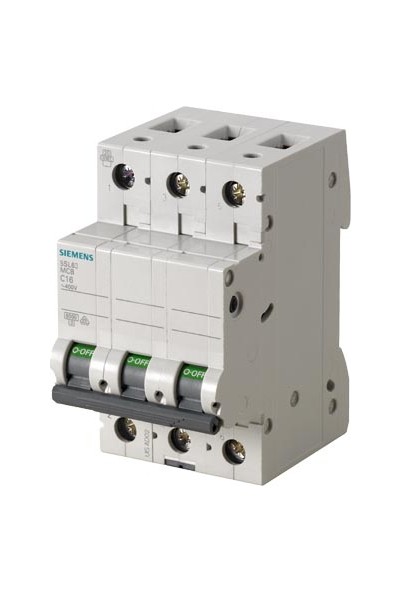 Siemens 5Sl6350-7 3 Fazlı 50A C Tipi (Yavaş Karakterli) 6Ka Otomatik Sigorta Siemens 5Sl6350-7 3 Fazlı 50A C Tipi (Yavaş Karakterli) 6Ka Otomatik Sigorta