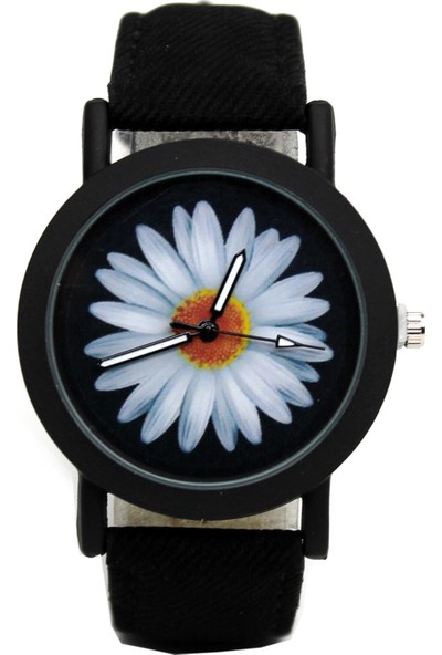 Modaroma Sklr2 Papatya Siyah Unisex Kol Saati