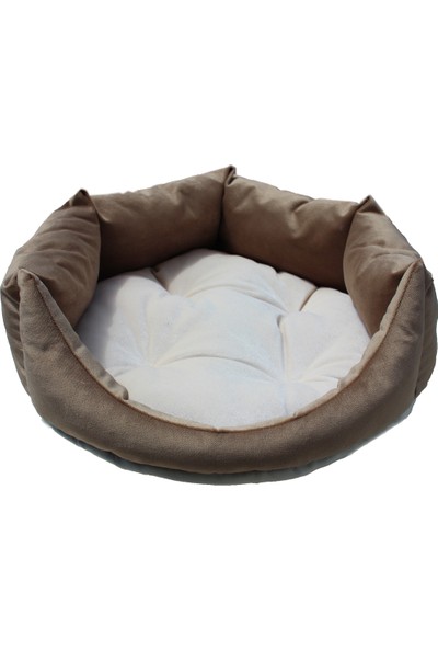 Tulyano Kedi Köpek Yatağı 100*100*25 Cm Kahve
