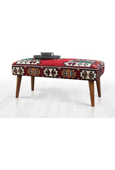 Lorence Home Vezir Kilim Bench Puf Hitit Lorence Home Vezir Kilim Bench Puf Hitit