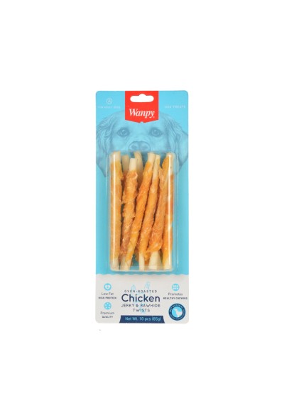 Wanpy Tavuk Sargılı Çiğneme Çubukları 85 gr Köpek Ödülü Wanpy Tavuk Sargılı Çiğneme Çubukları 85 gr Köpek Ödülü