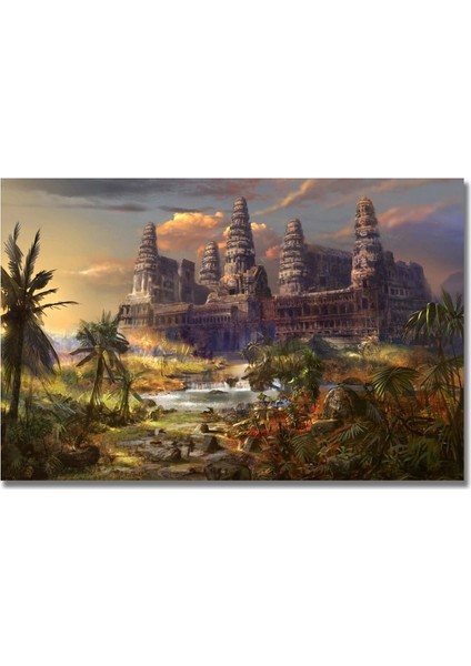 Tablo Kanvas Dragon Temple Tablo Fiyatı - Taksit Seçenekleri