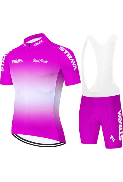 Erkek Vintage Bisiklet Kısa Kollu Spor Forması + Bisiklet Şortları Bisiklet Jel Mtb Giyim Seti