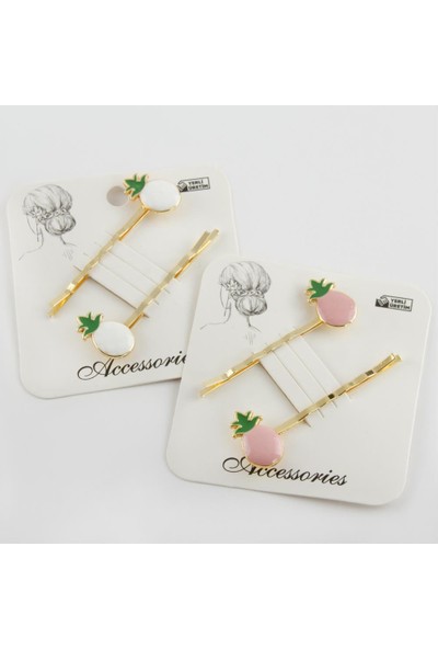 Strongart 2 Adet Ananas Figürlü Tel Toka Strongart 2 Adet Ananas Figürlü Tel Toka