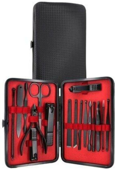 Wenolg Deri Çantalı Siyah 17 Parça Manikür Seti Wenolg Deri Çantalı Siyah 17 Parça Manikür Seti