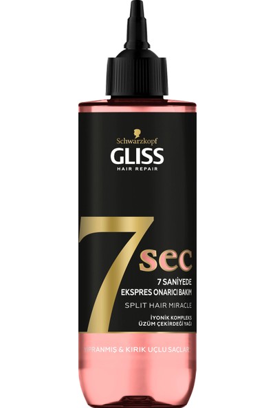 Gliss Trt 7sec Split Hair Miracle 7 Saniyede Onarıcı Bakım 200 ml