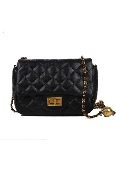 Goodluck 21.5*7*15CM Kadın Zincirli Omuz Çantası - Siyah (Yurt Dışından) Goodluck 21.5*7*15CM Kadın Zincirli Omuz Çantası - Siyah (Yurt Dışından)