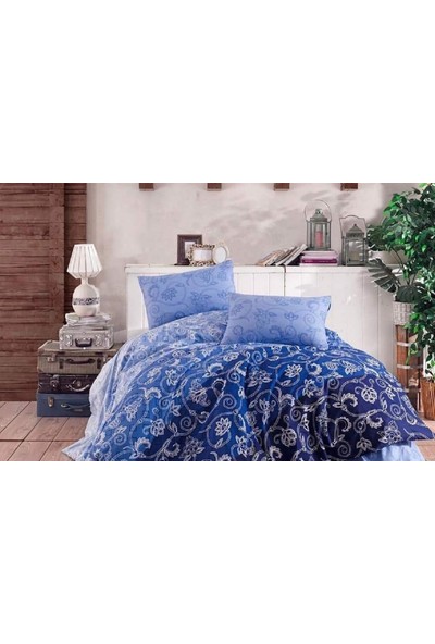 Babylee %100 Pamuklu Ranforce Tek Kişilik Nevresim Takımı Gece