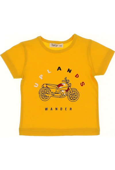 Lucy Uplands Motor Baskılı Erkek Çocuk Alt Üst Takım - Sarı - 1-2 Yaş Lucy Uplands Motor Baskılı Erkek Çocuk Alt Üst Takım - Sarı - 1-2 Yaş