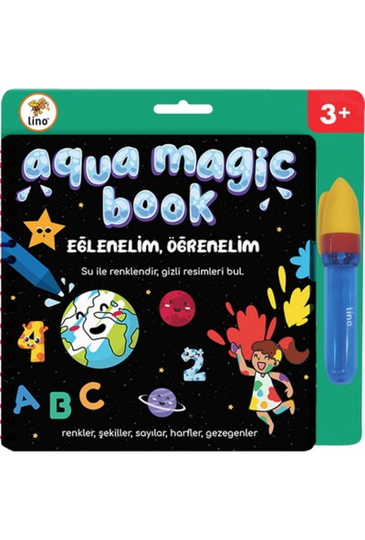 Lino Aqua Magic Book Eğlenelim, Öğrenelim Sihirli Boyama Kitabı Lino Aqua Magic Book Eğlenelim, Öğrenelim Sihirli Boyama Kitabı
