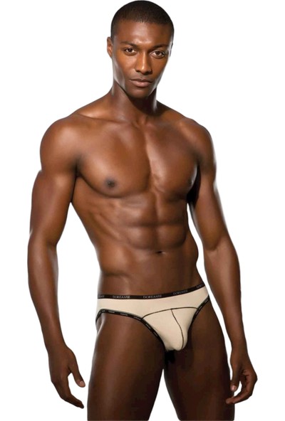 Doreanse Erkek Yazılı Kenarlı Slip 1215 | Ten Doreanse Erkek Yazılı Kenarlı Slip 1215 | Ten