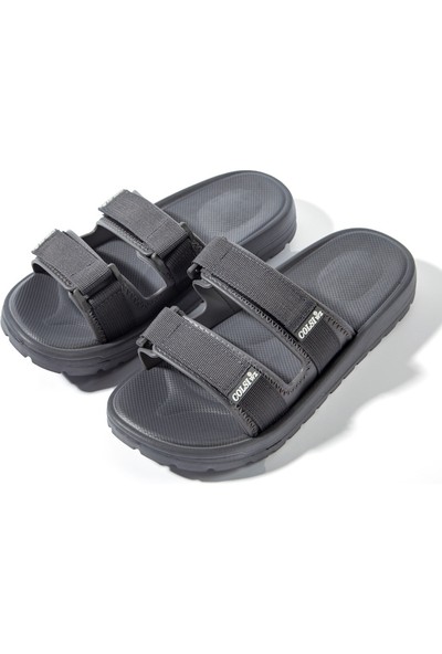 Warm Shoping Çift Bantlı Tokalı Terlik 40 - Koyu Gri (Yurt Dışından) Warm Shoping Çift Bantlı Tokalı Terlik 40 - Koyu Gri (Yurt Dışından)