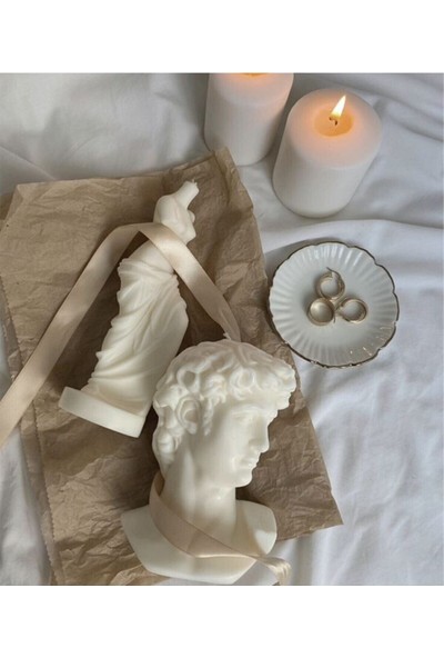 Moga Ikili Set David ve Venüs Kadın Silikon Kalıp Uzun Süreli Kullanıma Uygun