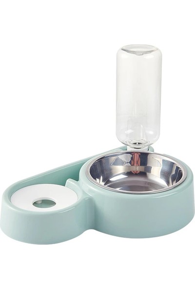 Roxo Shop Mikopet Otomatik Su Sebilli Mama Kabı-Mavi Roxo Shop Mikopet Otomatik Su Sebilli Mama Kabı-Mavi