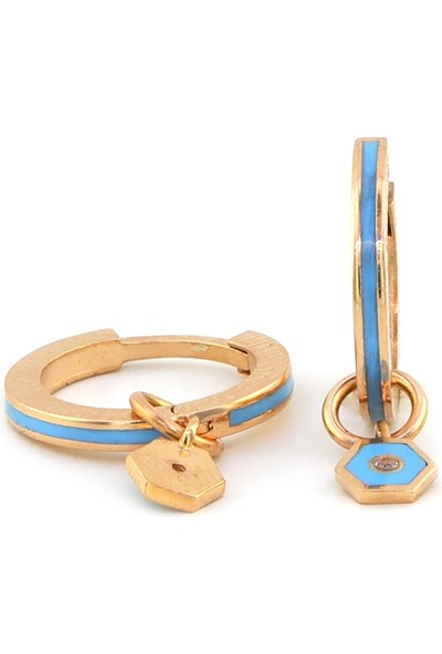 Altınkaynak 14 Ayar Roz Altın Küpe