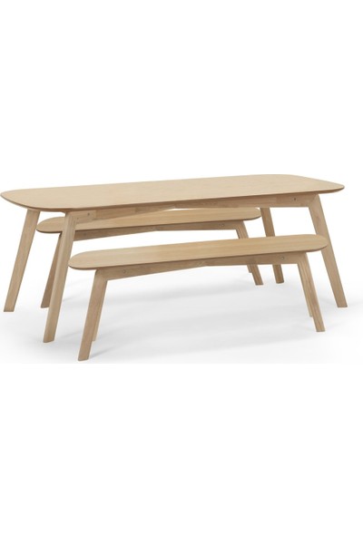 Romano Yemek Masası Takımı Rmn 1723, Açık Kahverengi