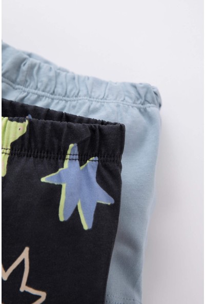 DeFacto Erkek Bebek Regular Fit Esnek Bel 2'li Şort Y2464A222HS DeFacto Erkek Bebek Regular Fit Esnek Bel 2'li Şort Y2464A222HS