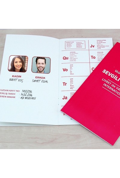 Uluslararası Sevgili Olma Cüzdanı Uluslararası Sevgili Olma Cüzdanı