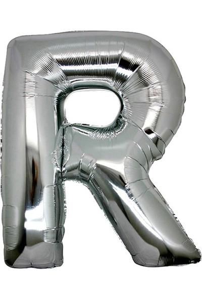 Gümüş Rengi Folyo Harf Balon 1 Metre Gümüş Rengi Folyo Harf Balon 1 Metre