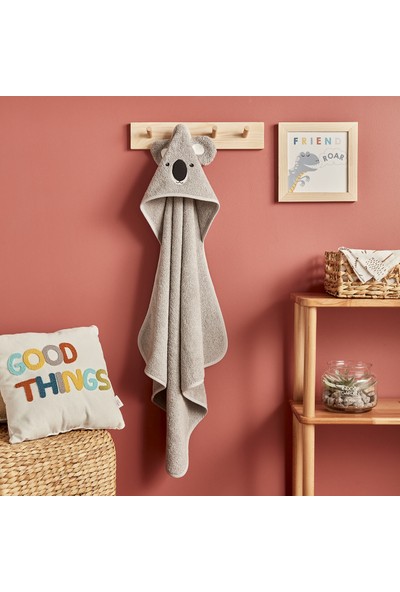 Bella Maison %100 Pamuk Koala Kundak Havlu Gri (75 x 75 Cm) Bella Maison %100 Pamuk Koala Kundak Havlu Gri (75 x 75 Cm)