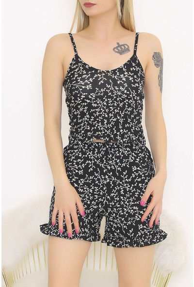 İsunstore Şortlu Takım Siyahbeyaz - 9556.316.