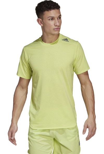 Adidas M D4T Tee Erkek Antrenman Tişörtü HB9203 Yeşil