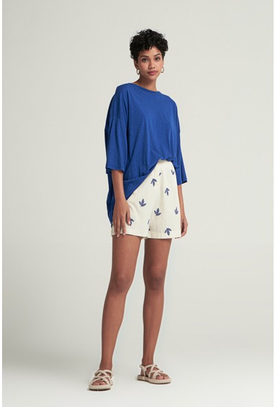 Cloi 22SS-01-0251 Şort Kemersiz