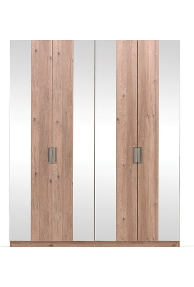 Enza Home Sona 4 Kapaklı Gardrop