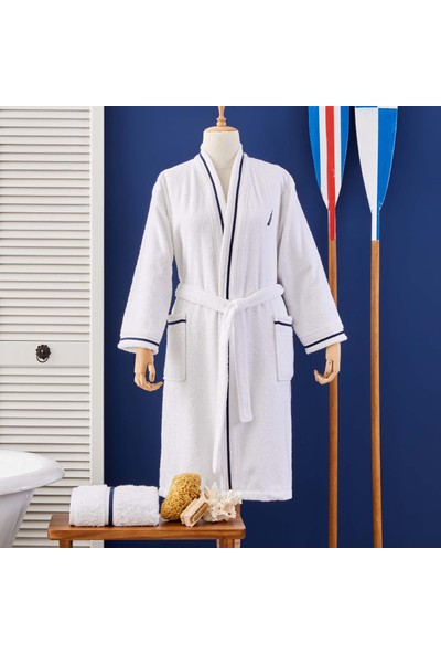 Nautica Home Northern Lacivert %100 Pamuk Bornoz Seti L/xl Nautica Home Northern Lacivert %100 Pamuk Bornoz Seti L/xl