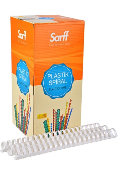 25MM.BEYAZ Delux Plastik Spiral Kutu (50ADET) 25MM.BEYAZ Delux Plastik Spiral Kutu (50ADET)