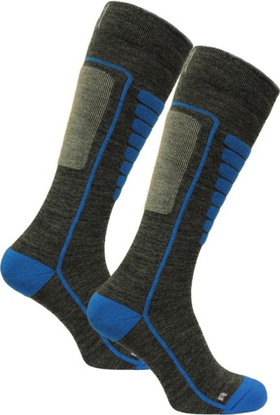 Norfolk Antrasit Courchevel Hafif Merino Yünü Kayak Çorabı Norfolk Antrasit Courchevel Hafif Merino Yünü Kayak Çorabı
