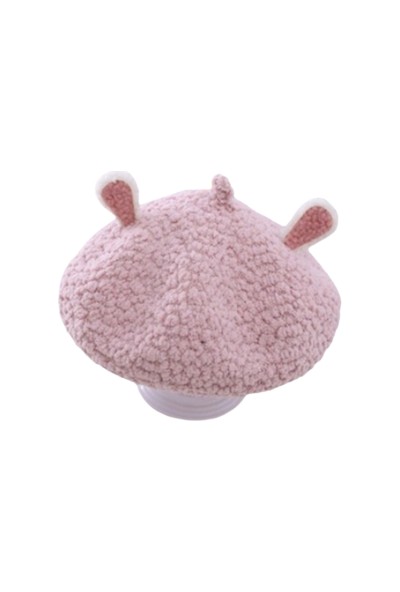 Charge Sevimli Hayvan Kulaklı Yün Çocuk Şapkası