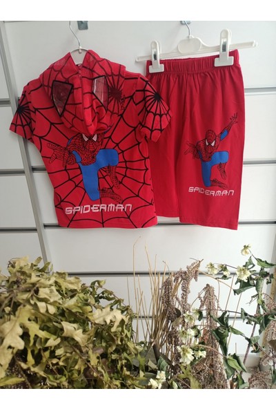 Spiderman Örümcek Adam Takım Kırmızı Spiderman Örümcek Adam Takım Kırmızı