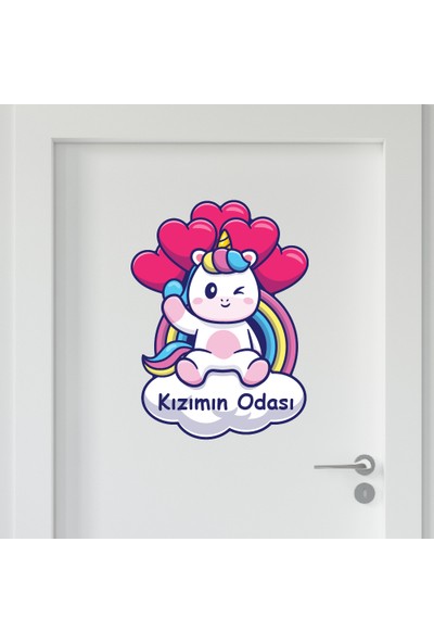 Dizayn All Unicorn Kızımın Odası Kapı Süsü Dekoratif Çocuk Odası Sticker Dizayn All Unicorn Kızımın Odası Kapı Süsü Dekoratif Çocuk Odası Sticker
