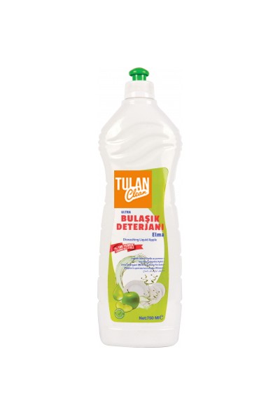 Tulan Clean Sıvı Bulaşık Deterjanı Elma 750 ml
