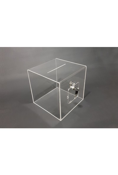 Dinamik Dilek ve Şikayet Kutusu Şeffaf 25x25xH25