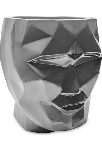 Black C Marine Face Iç ve Dış Mekan Fiber Saksı Antrasit