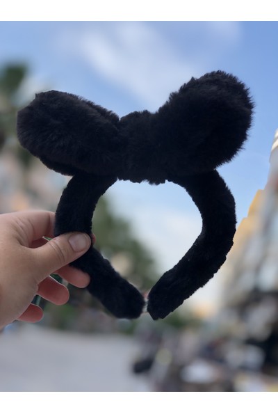 Atelier Efdal Peluş Kulaklı Çocuk Tacı,mickey Tacı Tüylü Kulaklı Taç