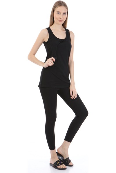 Luvmabelly MYRA1602 Emzirme Atleti - Siyah