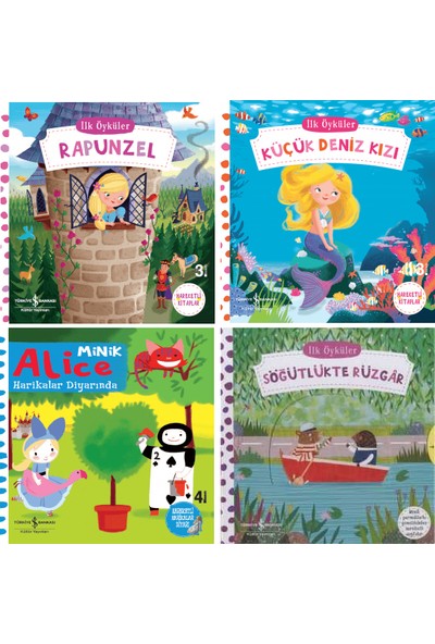 Iş Bankası Hareketli Kitaplar 4 Kitap Set 2