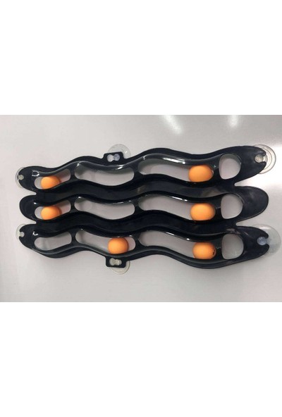 Lisinya 3 Kanallı Vantuzlu Kedi Oyun Tüneli