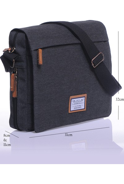 Sword Bag Siyah Kanvas Laptop Evrak Çantası SW700 Sword Bag Siyah Kanvas Laptop Evrak Çantası SW700