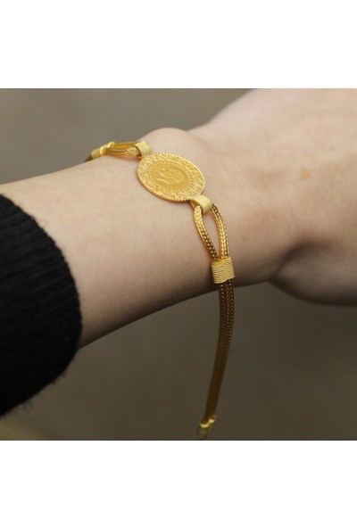 Luxury 22 Ayar Çeyrekli Bileklik